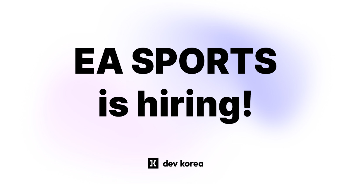 EA SPORTS | Dev Korea